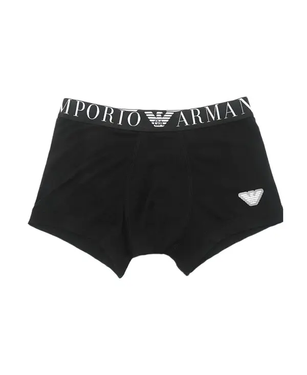 Emporio Armani Logo Panties - Black