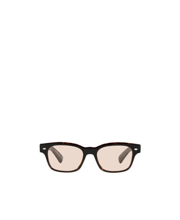 Oliver Spencer Tortoiseshell-effect Rectangle Frame Glasses