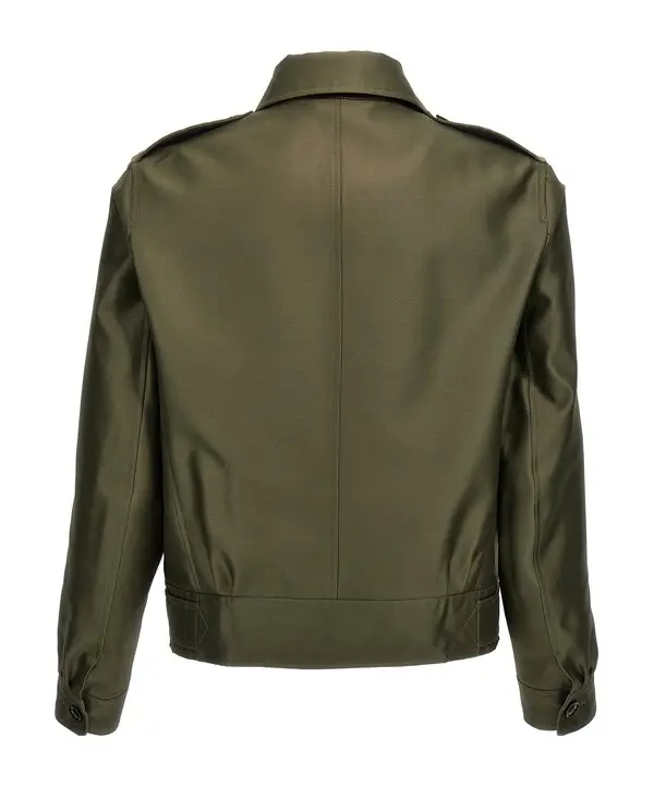 TOM FORD Military Style Belted Jacket