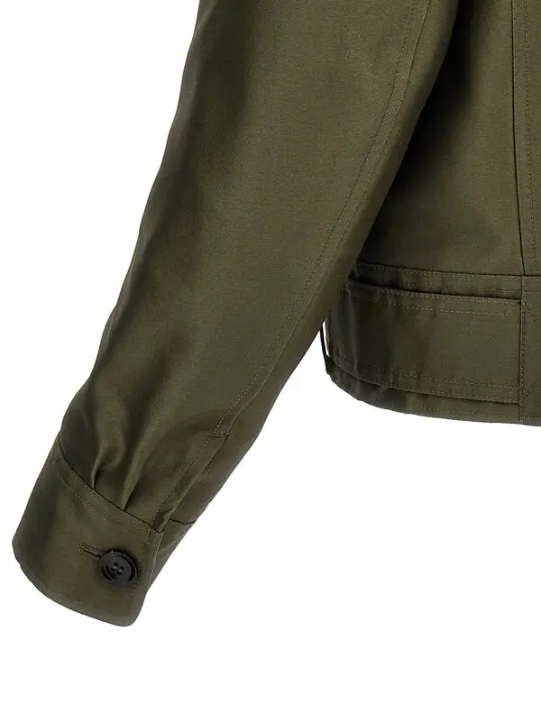 TOM FORD Military Style Belted Jacket