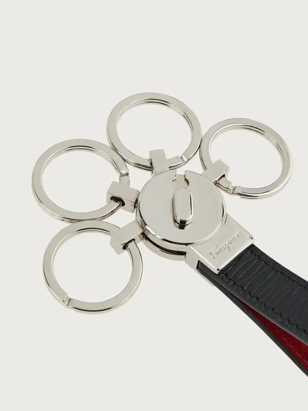 FERRAGAMO Logo Engraved Keyring