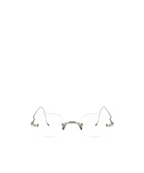 Thom Browne Round Frame Glasses - White