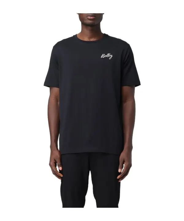 Bally Logo Embroidered Crewneck T-shirt