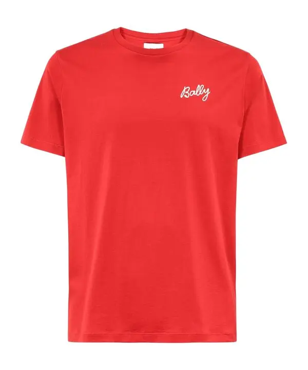 Bally Logo-embroidered T-shirt