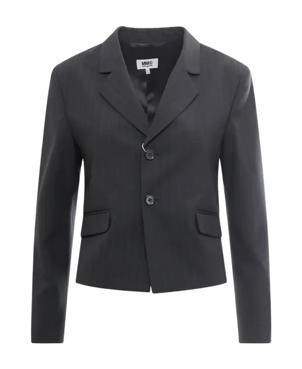 MAISON MARGIELA Single Breasted Striped Blazer