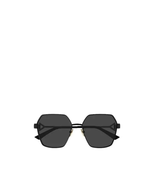 Bottega Veneta Geometric Frame Sunglasses - Black