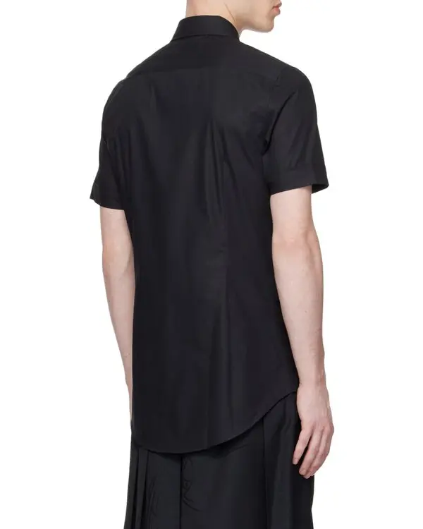 VIVIENNE WESTWOOD Orb Embroidered Short-sleeved Shirt - Black