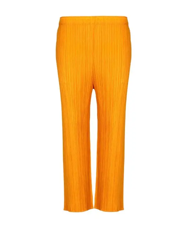 Issey Miyake High-waisted Cropped Trousers