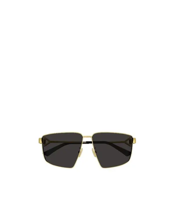 Bottega Veneta Rectangle Frame Sunglasses - Black