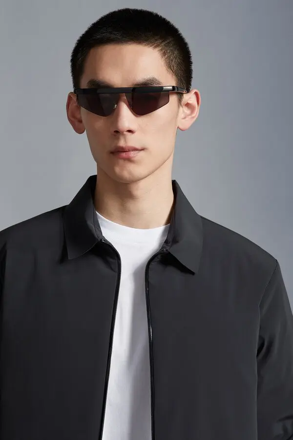 Moncler Orizon Rectangular Sunglasses - Black