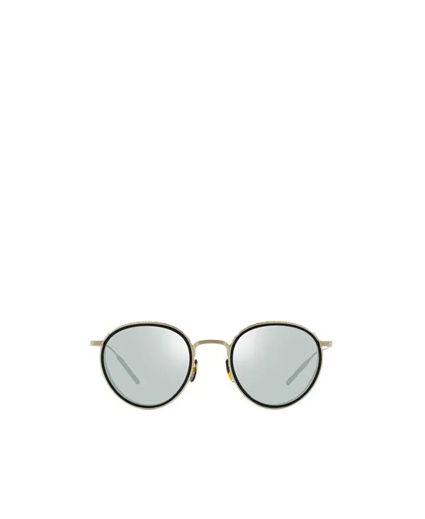 Oliver Spencer Tk-8 Round Frame Sunglasses - Green