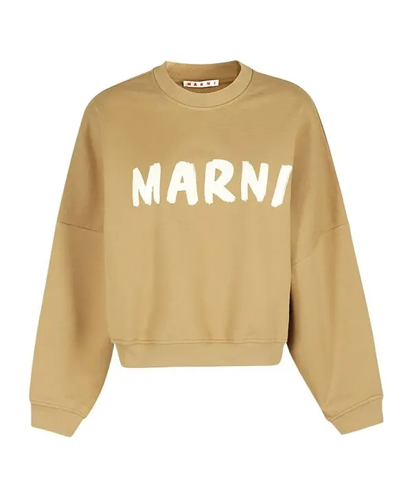 Marni Logo Printed Crewneck Sweatshirt