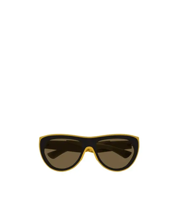 Bottega Veneta Panthos Frame Sunglasses - Black