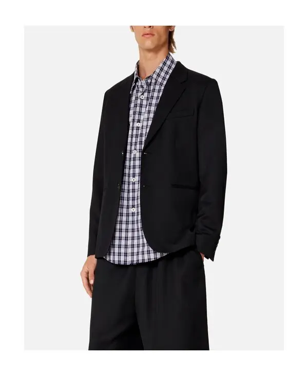 Ami Single-breasted Tailored Jacket - Black
