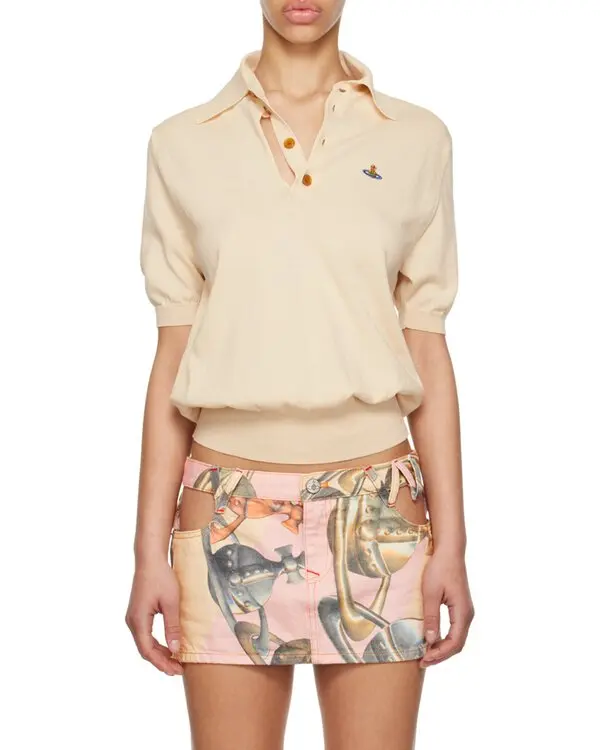 VIVIENNE WESTWOOD Ripped Polo Shirt