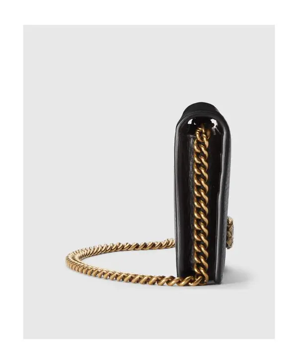 Gucci Interlocking G Wallet On Chain - Black