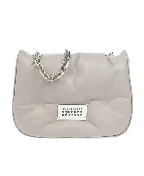 MAISON MARGIELA Glam Slam Quilted Messenger Bag - Nude