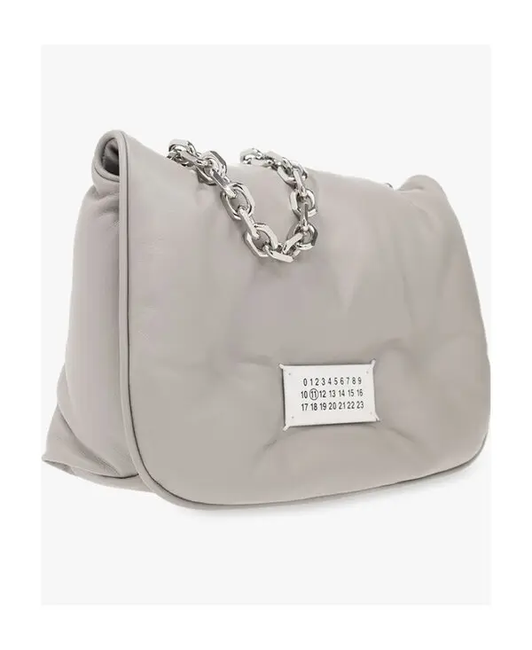 MAISON MARGIELA Glam Slam Quilted Messenger Bag - Nude