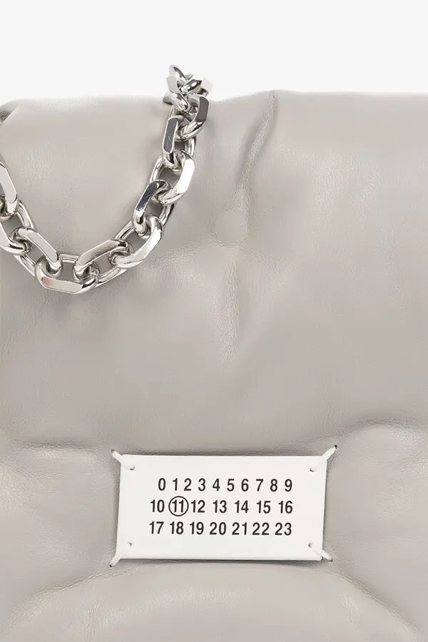 MAISON MARGIELA Glam Slam Quilted Messenger Bag - Nude