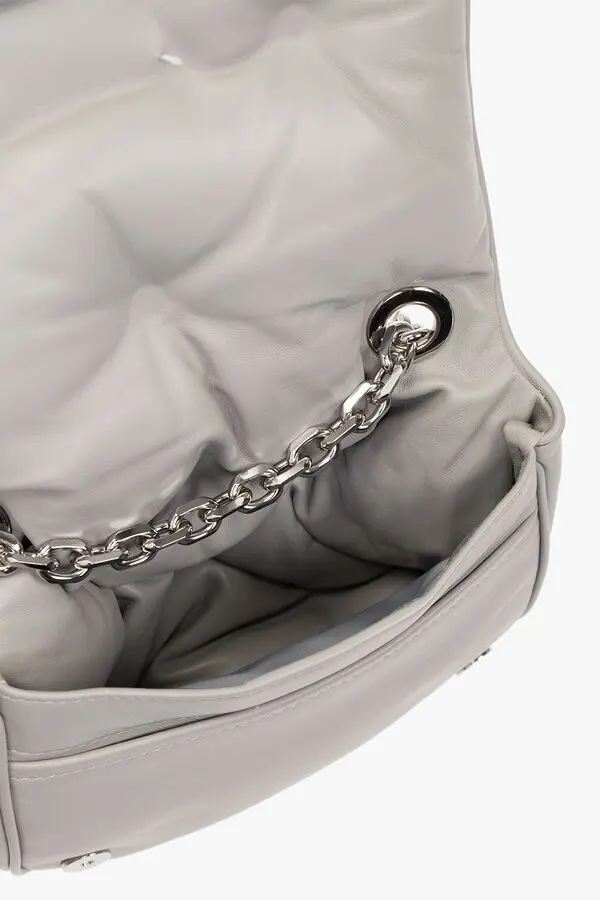 MAISON MARGIELA Glam Slam Quilted Messenger Bag - Nude