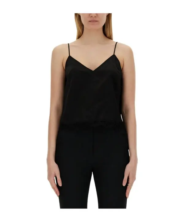 Alexander McQueen V-neck Thin Strap Top