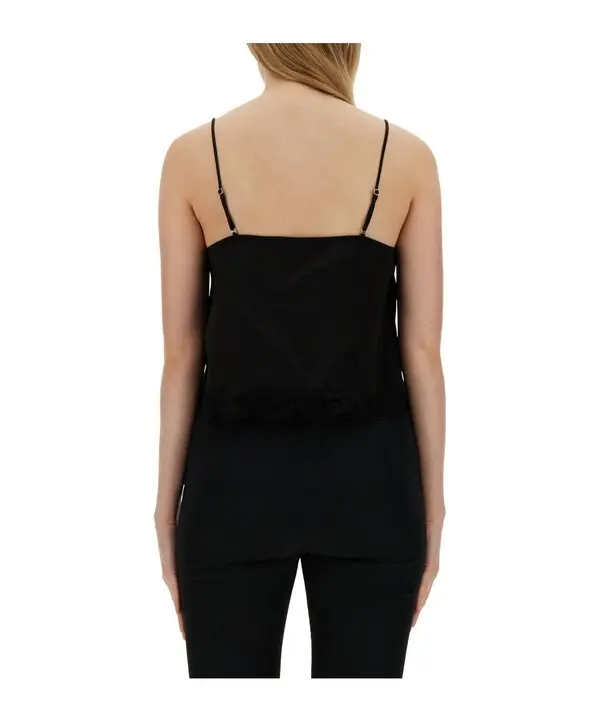 Alexander McQueen V-neck Thin Strap Top