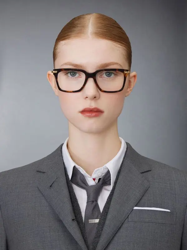 Thom Browne Rectangular Frame Eyeglasses