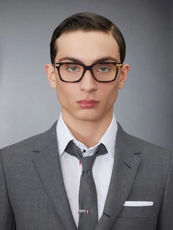 Thom Browne Rectangular Frame Eyeglasses