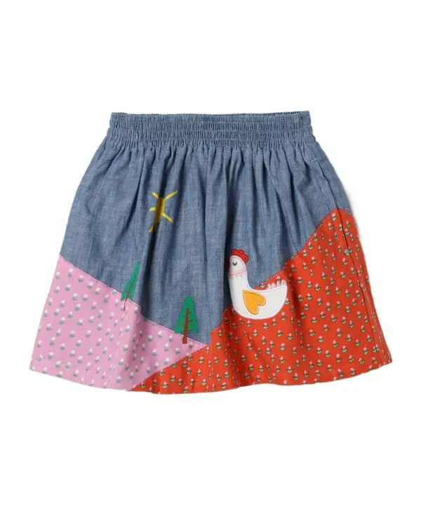 Stella McCartney Graphic Pattern Elastic Waist Skirt