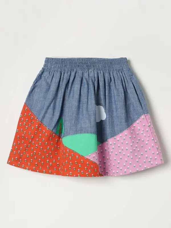 Stella McCartney Graphic Pattern Elastic Waist Skirt
