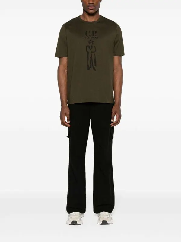 C.P. COMPANY Logo-print Cotton T-shirt