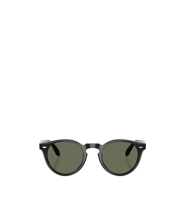 Oliver Spencer Round Frame Sunglasses - Green