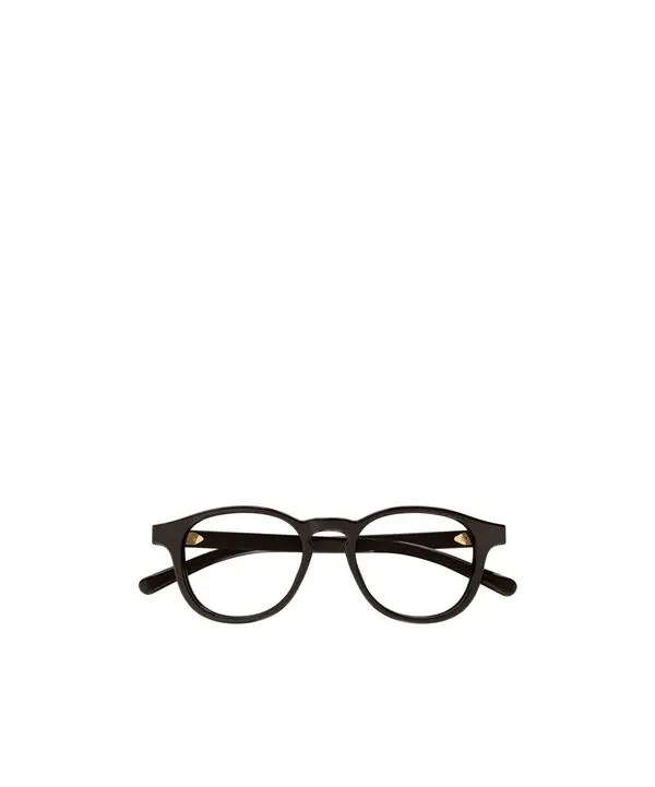 Gucci Round Frame Eyeglasses - Black