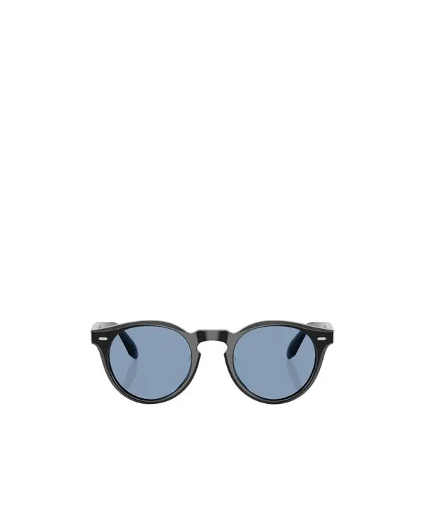 Oliver Spencer Round Frame Sunglasses - Blue