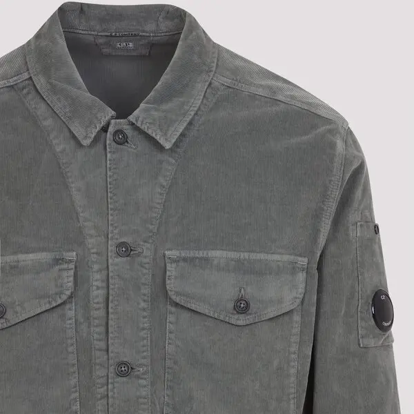 C.P. COMPANY Corduroy Overshirt - Gray