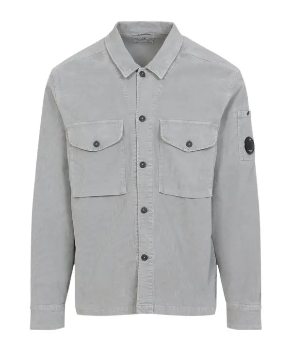 C.P. COMPANY Corduroy Lens Buttoned Overshirt