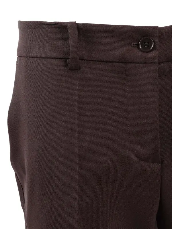 P.a.r.o.s.h Gabardine Trousers - Black