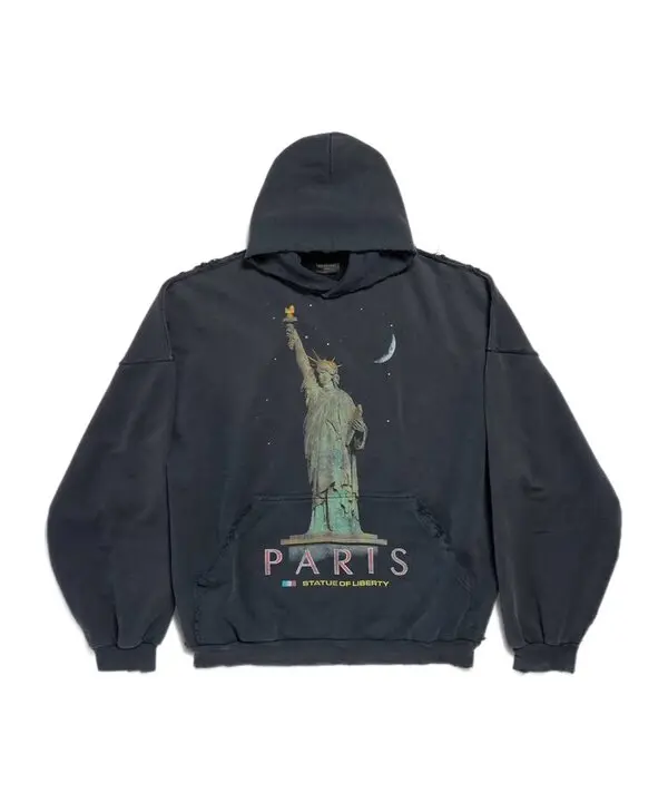 Balenciaga Liberty Destroyed Oversized Hoodie