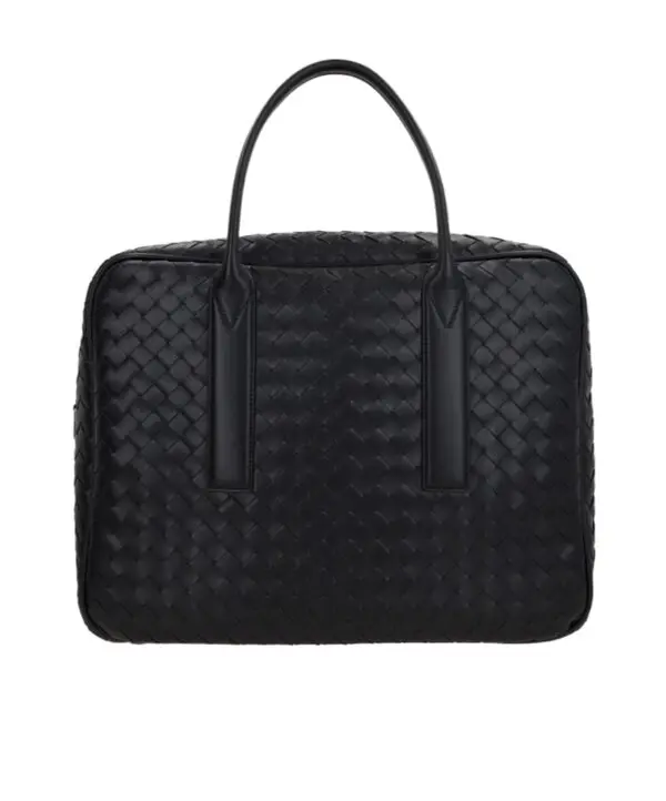 Bottega Veneta Intrecciato Zipped Weekender Bag