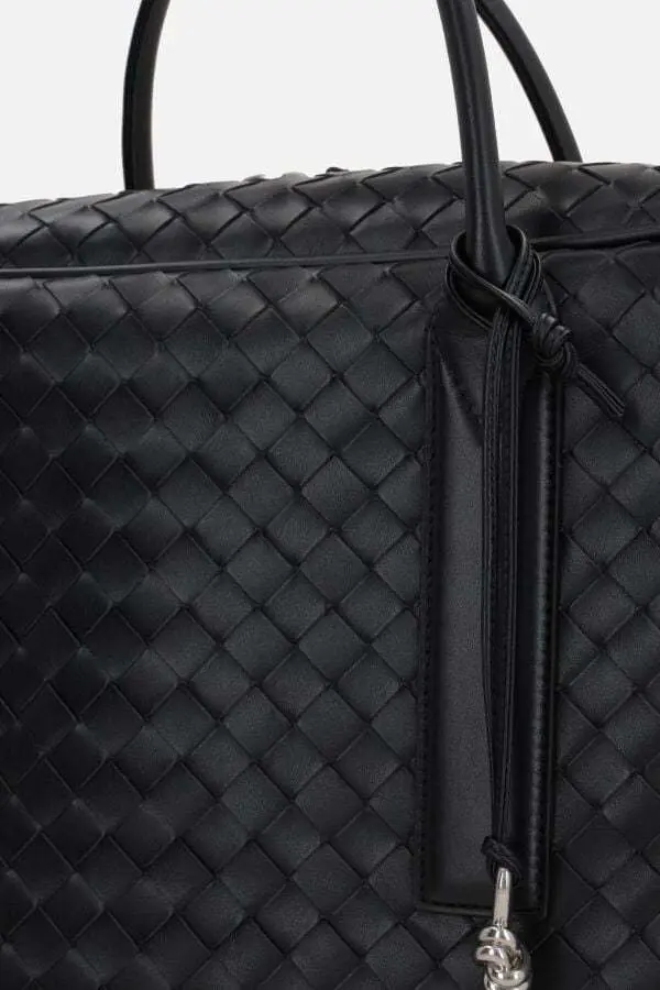 Bottega Veneta Intrecciato Zipped Weekender Bag