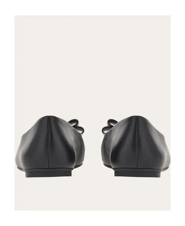 FERRAGAMO Ballet Flats With Bow And Knot Detailing