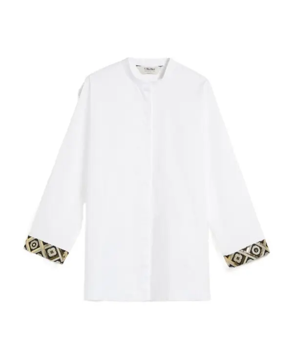 Max Mara Cleofe Long-sleeved Blouse - White