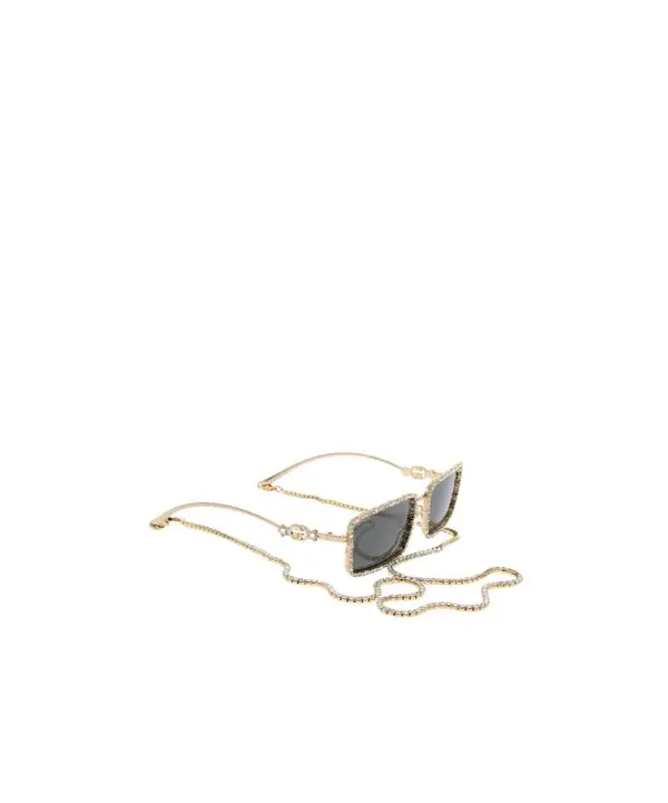 Gucci Embellished Rectangle Sunglasses