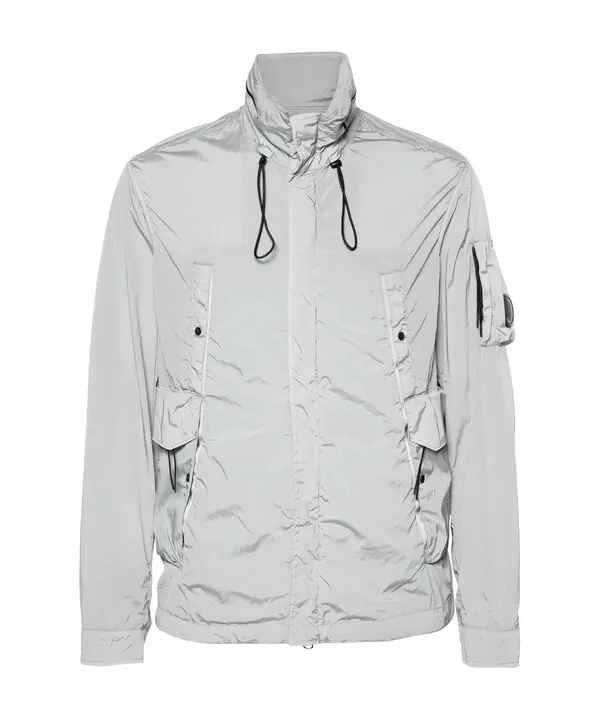 C.P. COMPANY Lens-detail Hooded Jacket - White