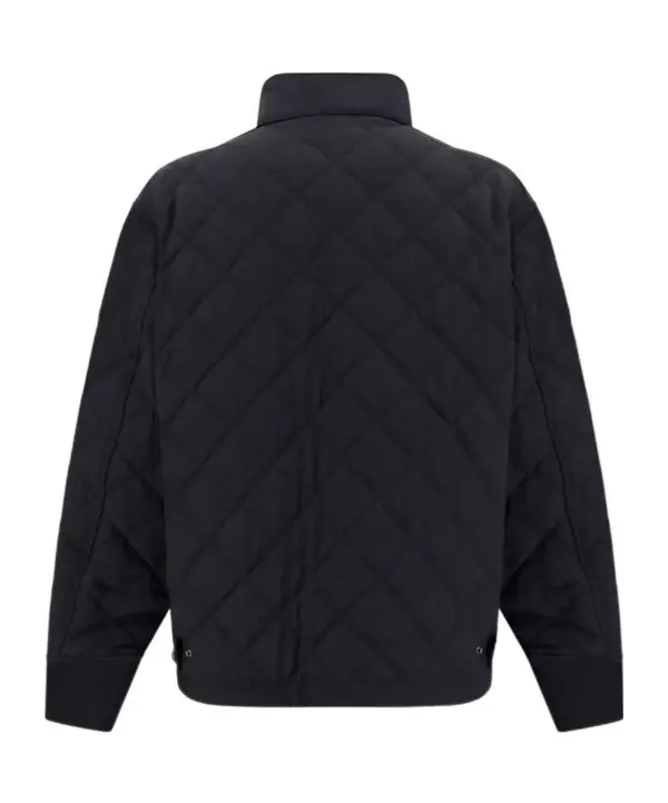 Burberry Long Sleeve Quilted Zip Jacket