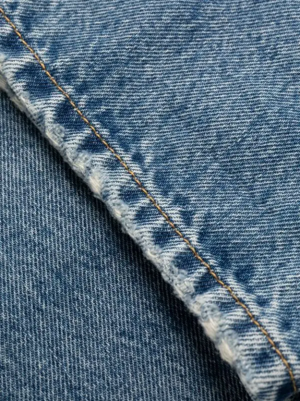Saint Laurent Logo Patch Mid-rise Jeans