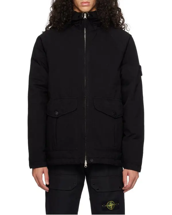 Stone Island David Tc Down Hooded Jacket