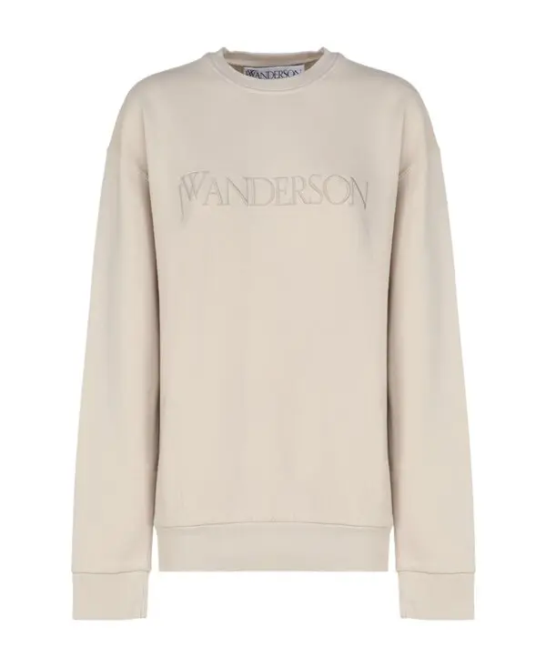 J.W.ANDERSON Logo Embroidered Crewneck Sweatshirt - No