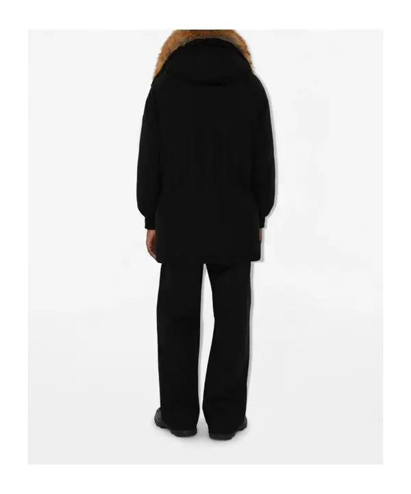 Burberry Hooded Parka With Ekd Motif