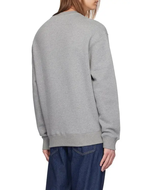 Maison Kitsuné Fox Printed Crewneck Sweatshirt